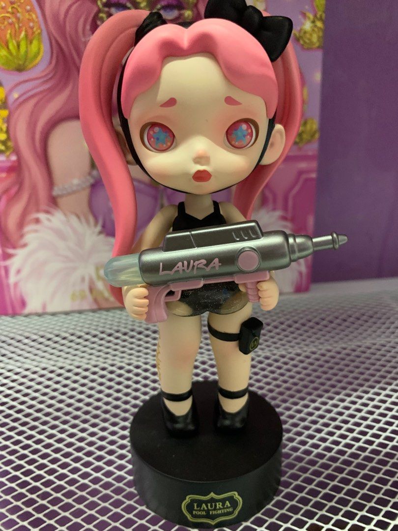 blind box big laura version pool fighting, Hobbies & Toys, Toys & Games ...