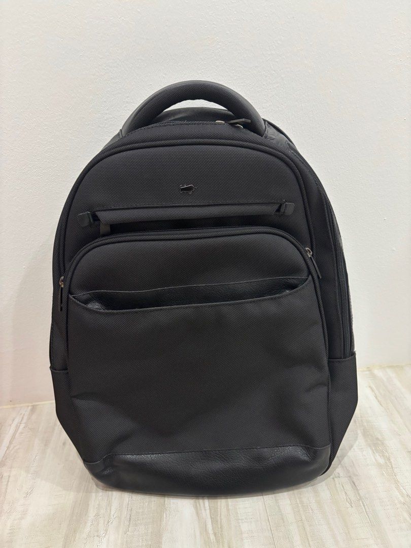 Braun buffel laptop backpack, Luxury, Bags & Wallets on Carousell
