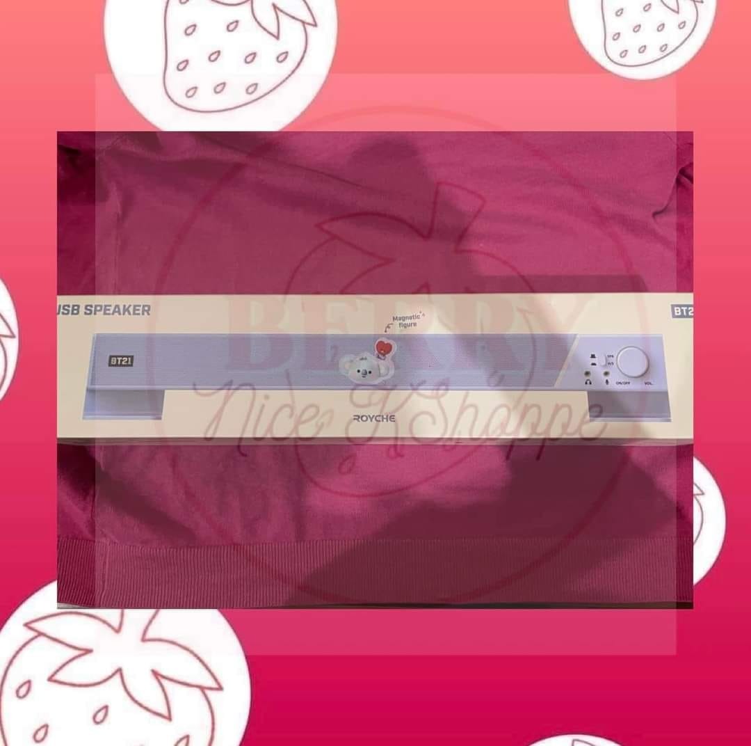 BT21 x Royche USB Speaker, Audio, Soundbars, Speakers & Amplifiers on Carousell