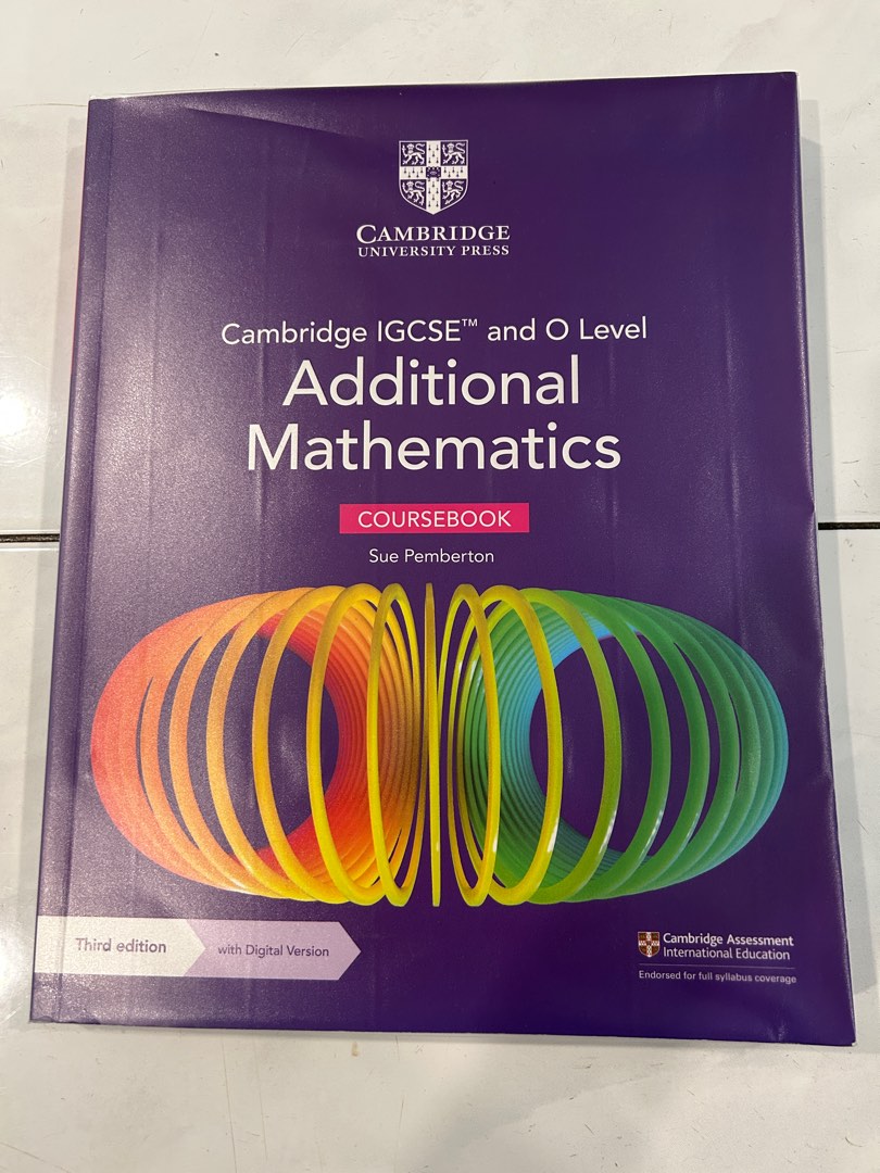 Cambridge IGSCE and O Level Additional Mathematics Coursebook, Hobbies ...