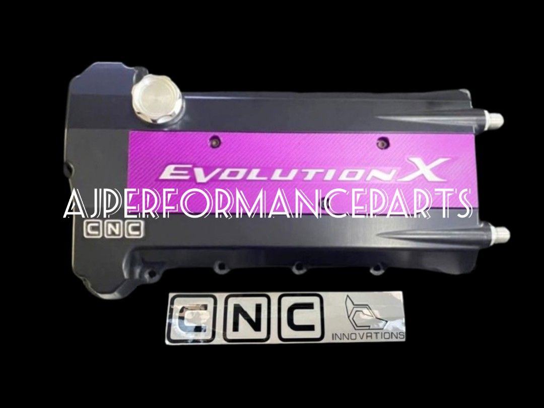 CNC INNOVATIONS BILLET ENGINE VALVE COVER SET MITSUBISHI LANCER EVOX ...