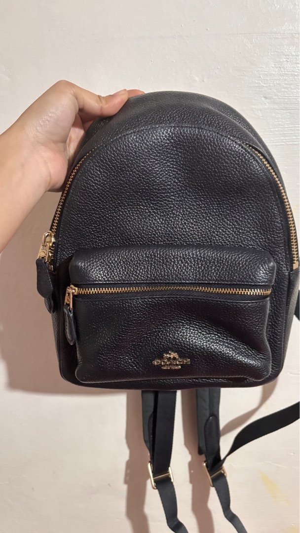 Coach mini Charlie backpack, Luxury, Bags & Wallets on Carousell