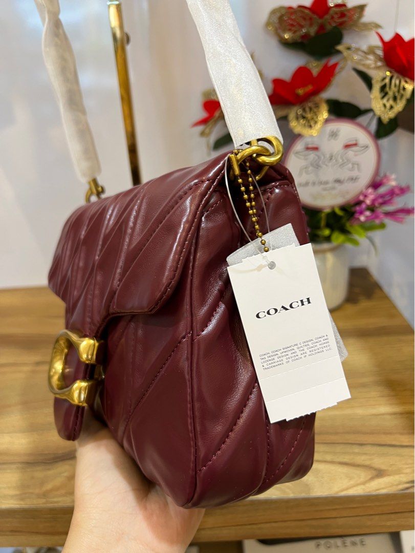 Coach Times Square Tabby 20 with Quilting Shoulder Bag, Women's Fashion ...