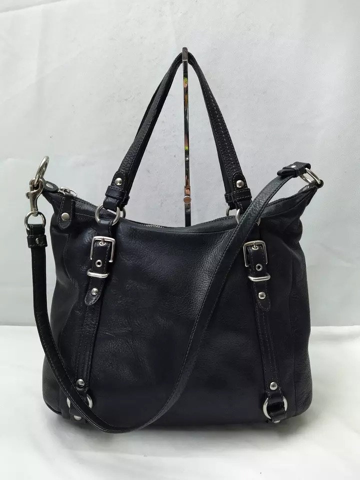 Coach Two Way Leather Bag Shoulder Bag x Hand Bag, Luxury, Bags ...