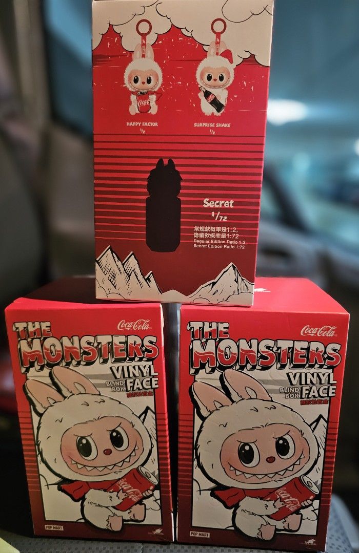 Labubu Coca Cola Vinyl Face (Happy Factor / Surprise Shake), Hobbies ...