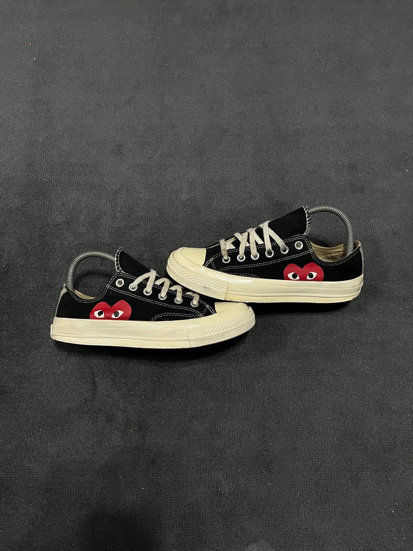 Converse x CDG Low, Women's Fashion, Footwear, Sneakers on Carousell