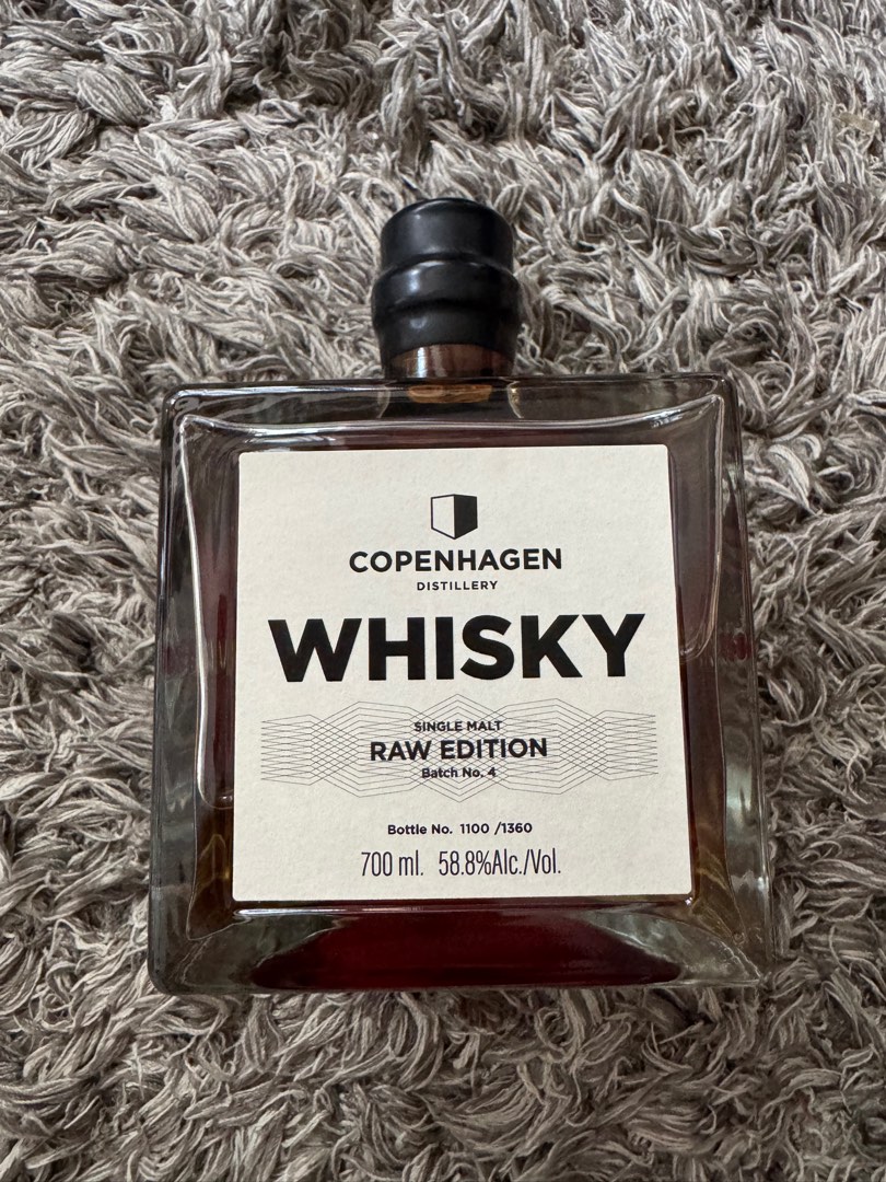 Copenhagen Whisky Raw Edition, Food & Drinks, Beverages on Carousell
