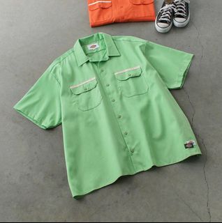 DICKIES WORK SHIRT LS Size tag XL, Men's Fashion, Tops & Sets, Formal ...