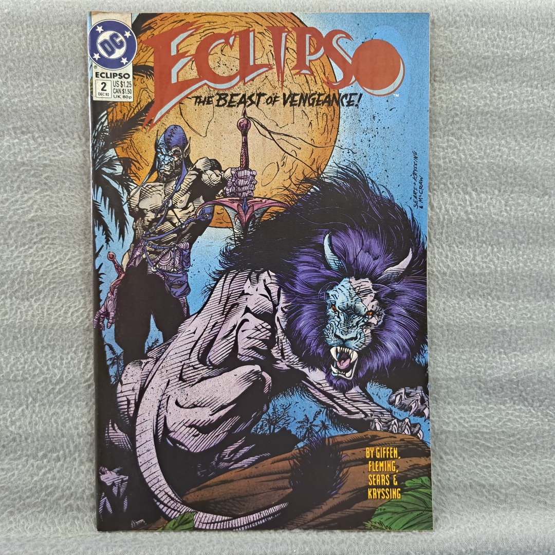Eclipso #2 (DC Comics) Robert Loren Fleming, Bart Sears, Hobbies & Toys ...