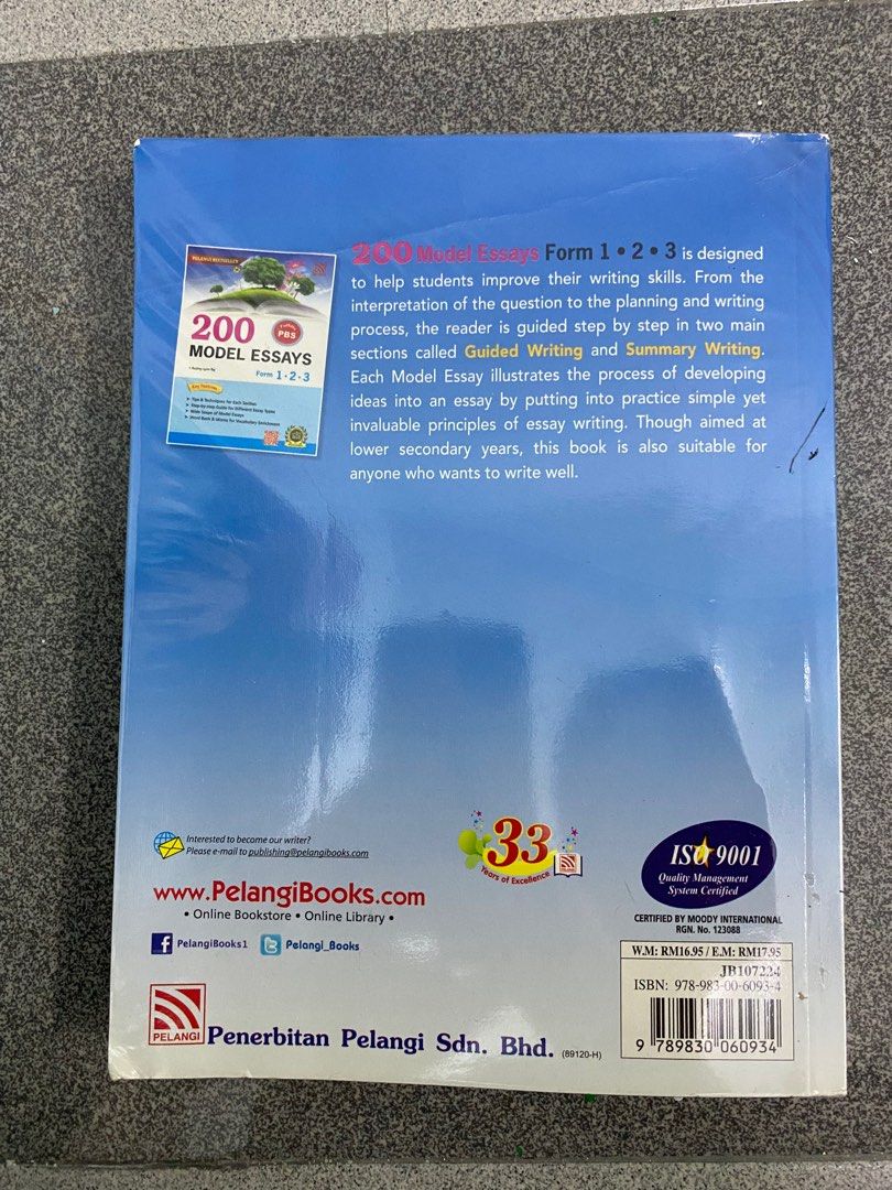 Form 1,2,3 Essay guide, Hobbies & Toys, Books & Magazines, Assessment ...