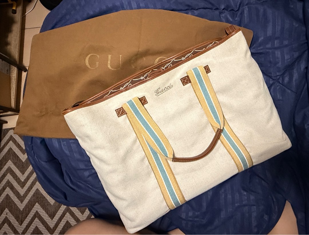 Gucci Tote with Entrupy Cert, Luxury, Bags & Wallets on Carousell