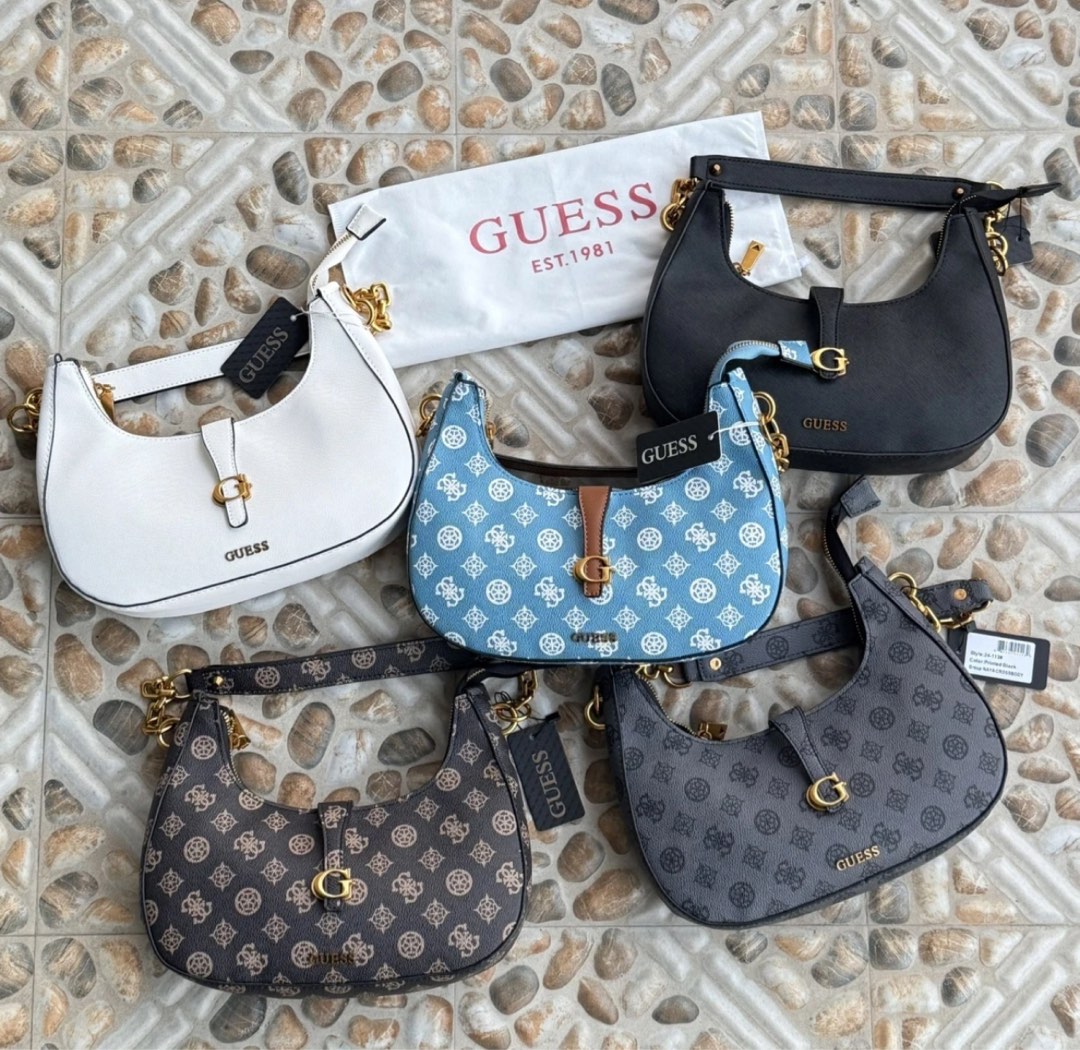 Guess shoulder bags || All the colors shown are available || Wifh full ...