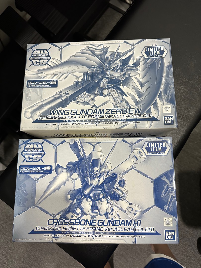 Gundam SDCS Crossbone + Wing Gundam, Hobbies & Toys, Toys & Games on Carousell