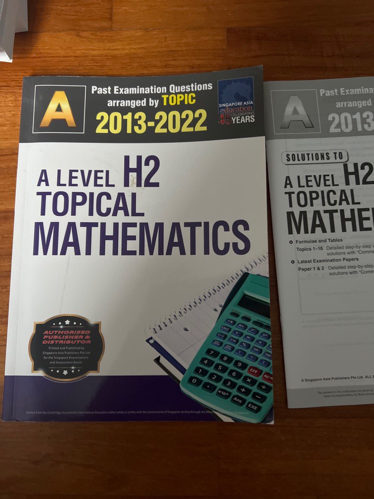 H2 math a level, Hobbies & Toys, Books & Magazines, Assessment Books on ...
