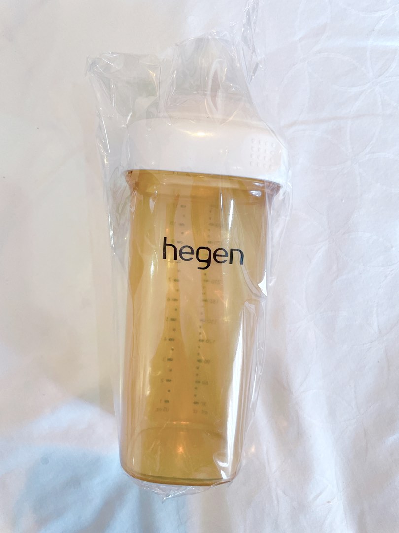 Hegen baby bottle 330ml used condition with new teat, Babies & Kids ...