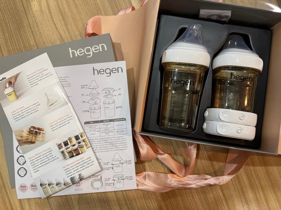 HEGEN bottle (1 gift set), Babies & Kids, Nursing & Feeding ...