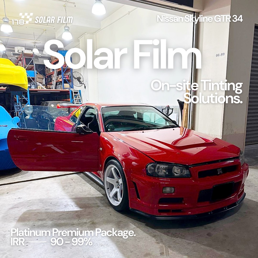 Free On Site Tint IRR 99% UVR 99% Car Lorry Bus Van Any Vehicle LTA ...