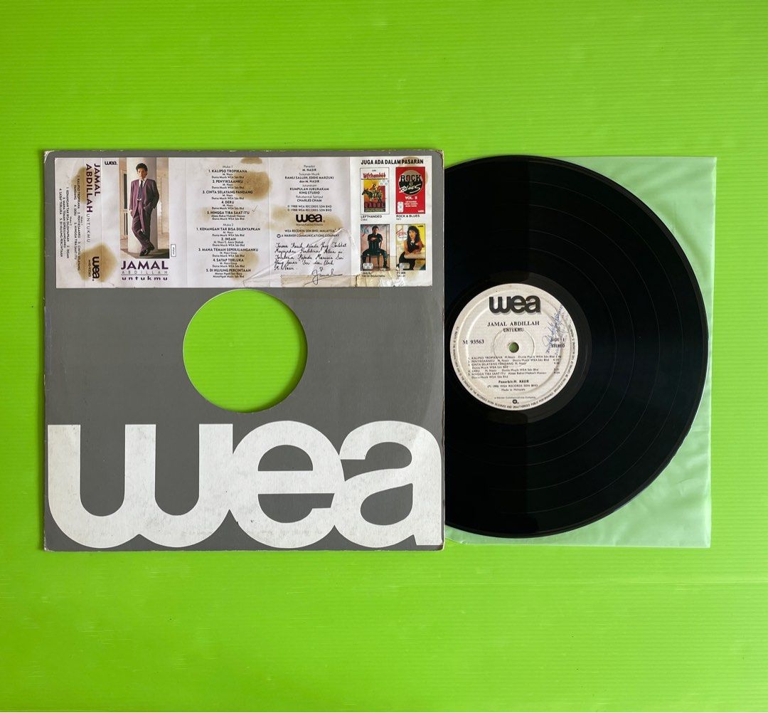 Jamal Abdillah Untukmu Album Piring Hitam Melayu Rare LP Record ...