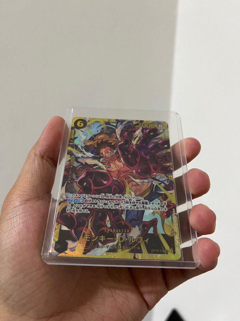 (JPN) TCG ONE PIECE OP10-118 SEC MONKEY D LUFFY, Hobbies & Toys, Toys ...