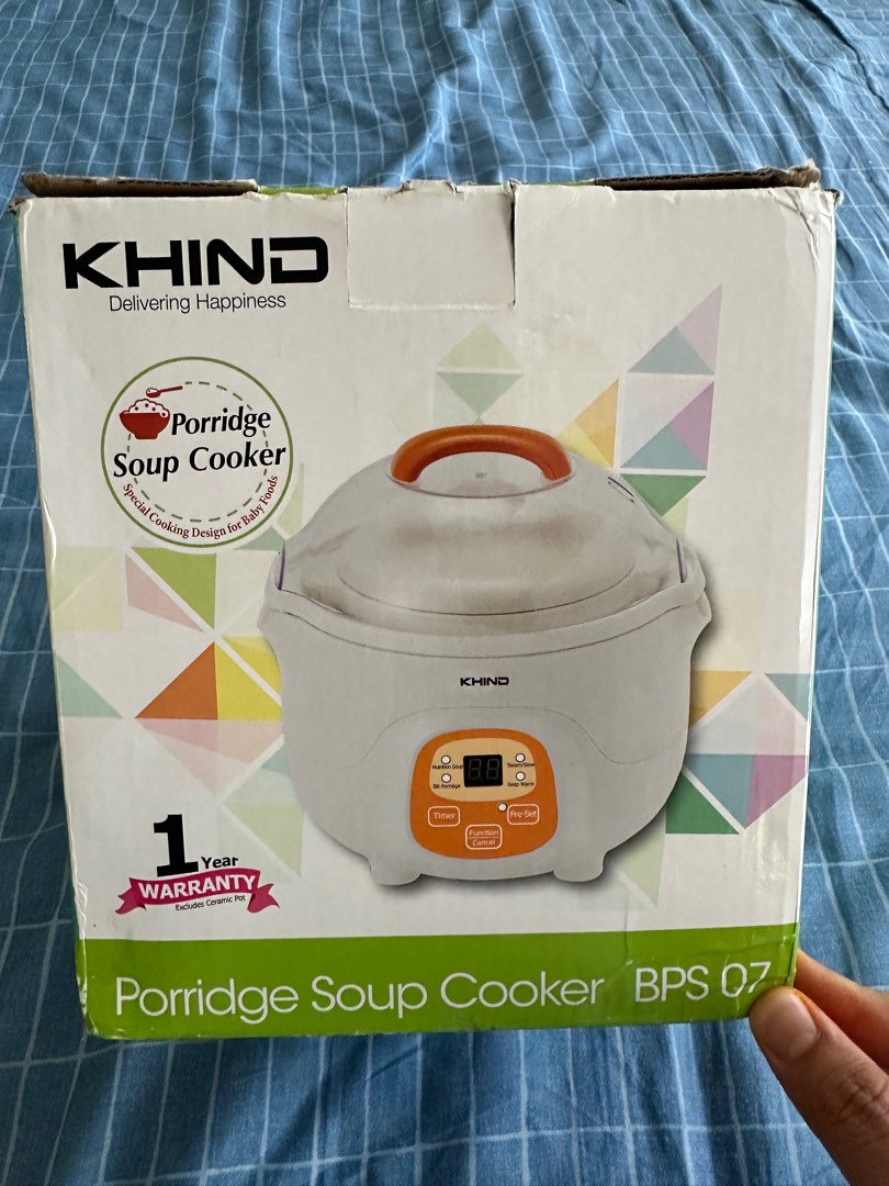 Khind Porridge Maker, TV & Home Appliances, Kitchen Appliances, Cookers ...
