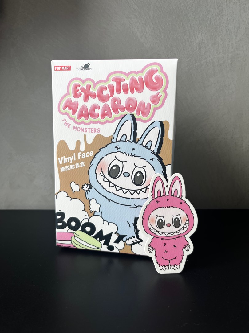 Labubu Exciting Macaron v1 (Lychee Strawberry), Hobbies & Toys, Toys ...