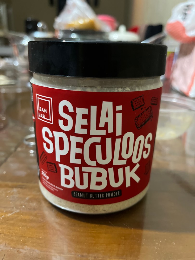 Lean Lab Speculoos Peanut Butter Powder, Makanan & Minuman, Makanan ...