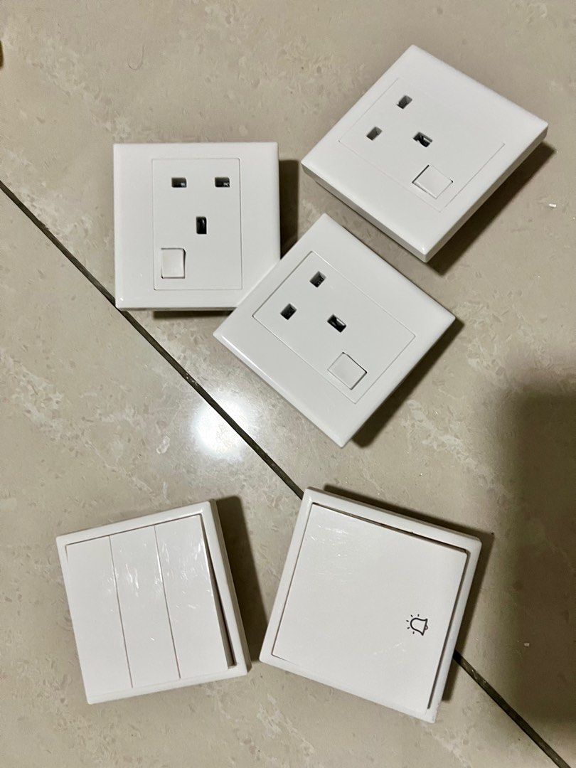 LEGRAND WHITE SWITCHES, TV & Home Appliances, Electrical, Adaptors ...