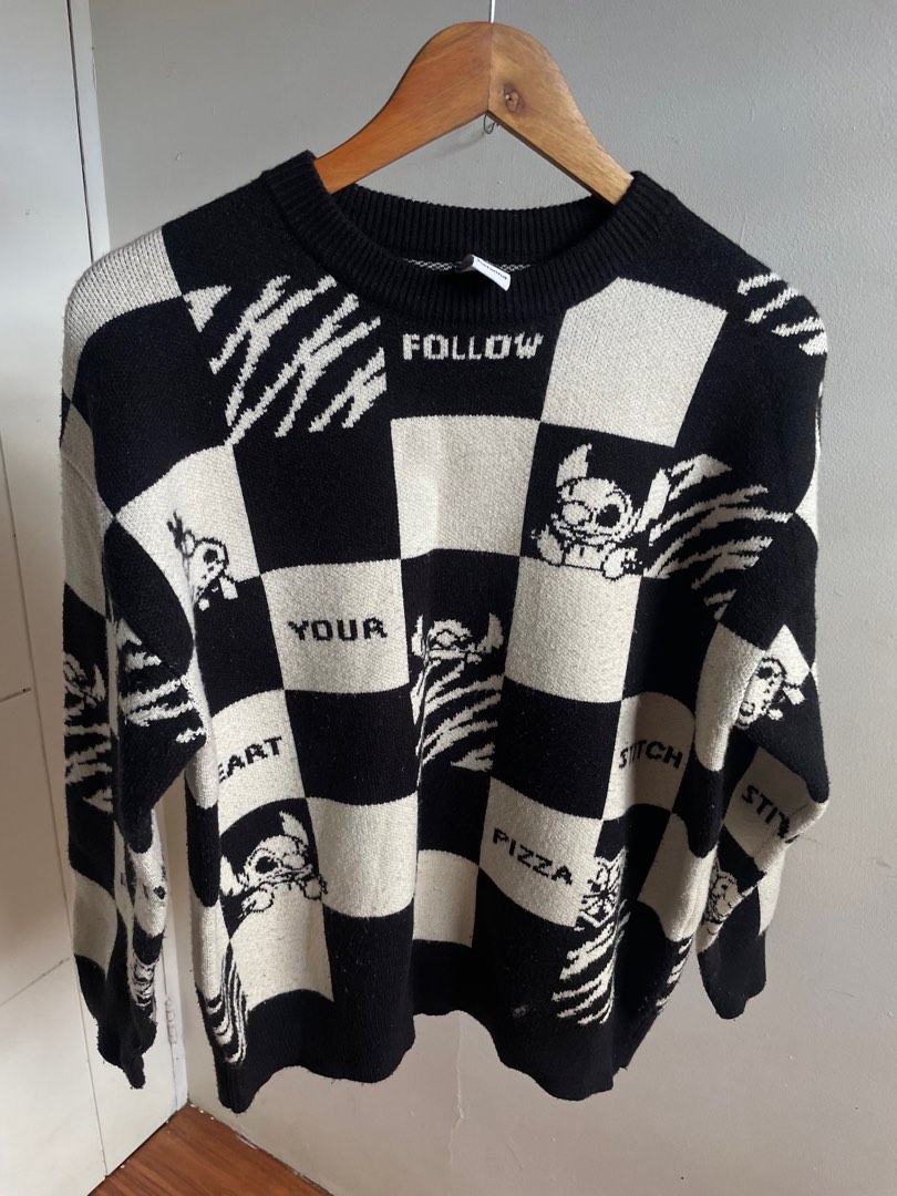 Lilo & Stitch knit sweater, Women's Fashion, Coats, Jackets and ...