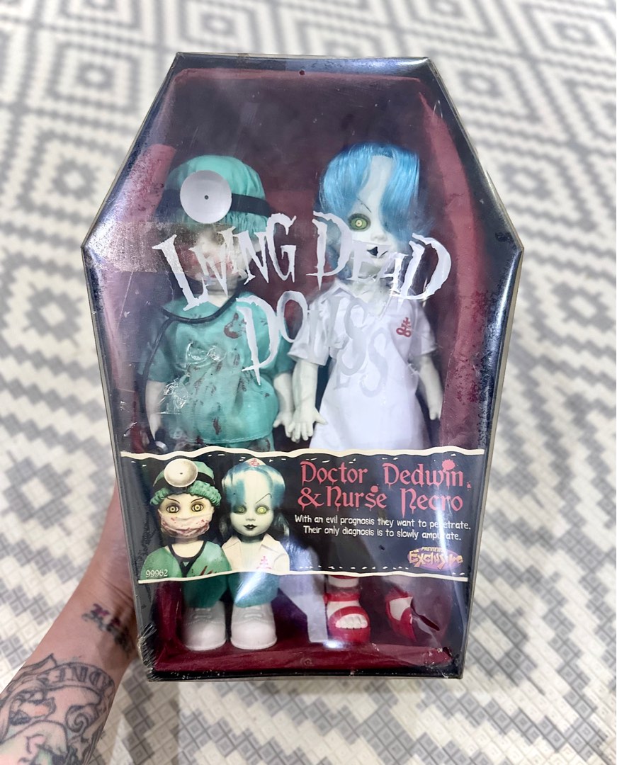 Living Dead Dolls Doctor Dedwin Nurse Necro| Mezco 2000, Toys ...