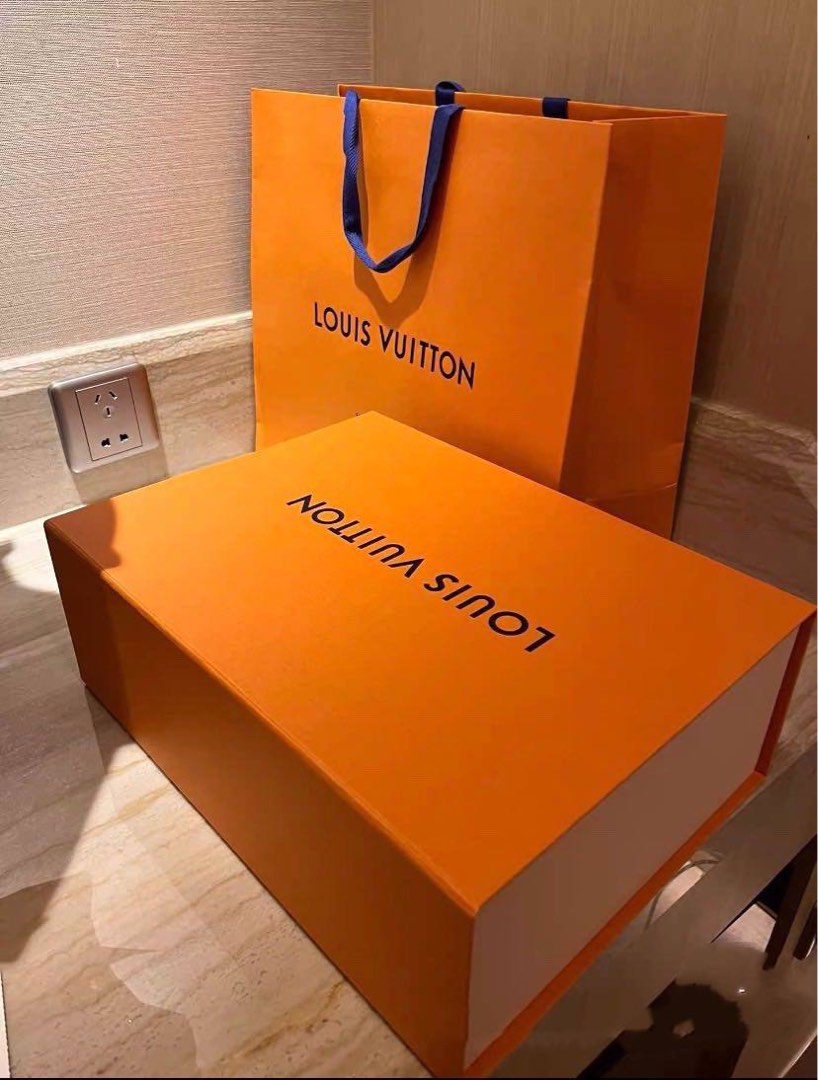 LV shoe box complete, Luxury, Accessories on Carousell
