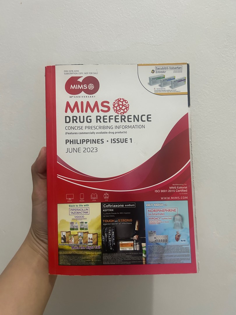 MIMS DRUG REFERENCE 2023, Hobbies & Toys, Books & Magazines, Textbooks ...