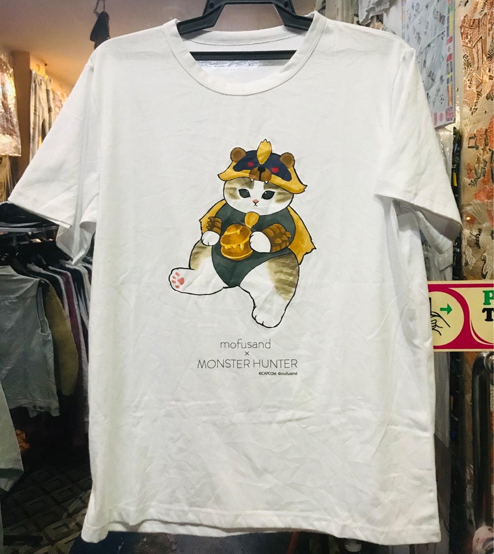 Mofusand x monster hunter, Women's Fashion, Tops, Shirts on Carousell