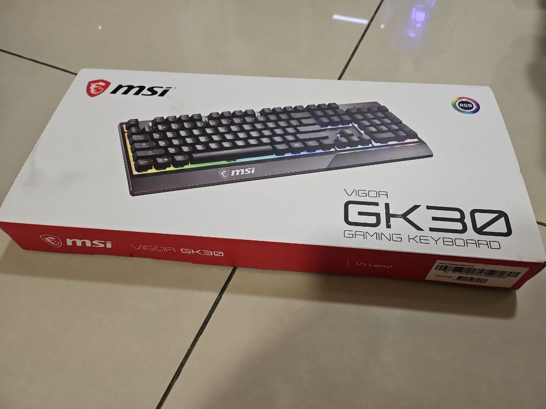 MSI Gaming Keyboard GK30, Computers & Tech, Parts & Accessories ...