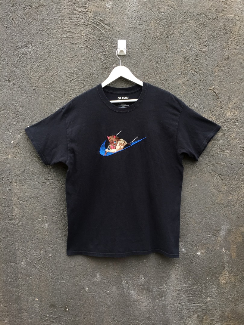 NIKE SLAYER INOSUKE EMBROIDERED CUSTOM, Men's Fashion, Tops & Sets ...