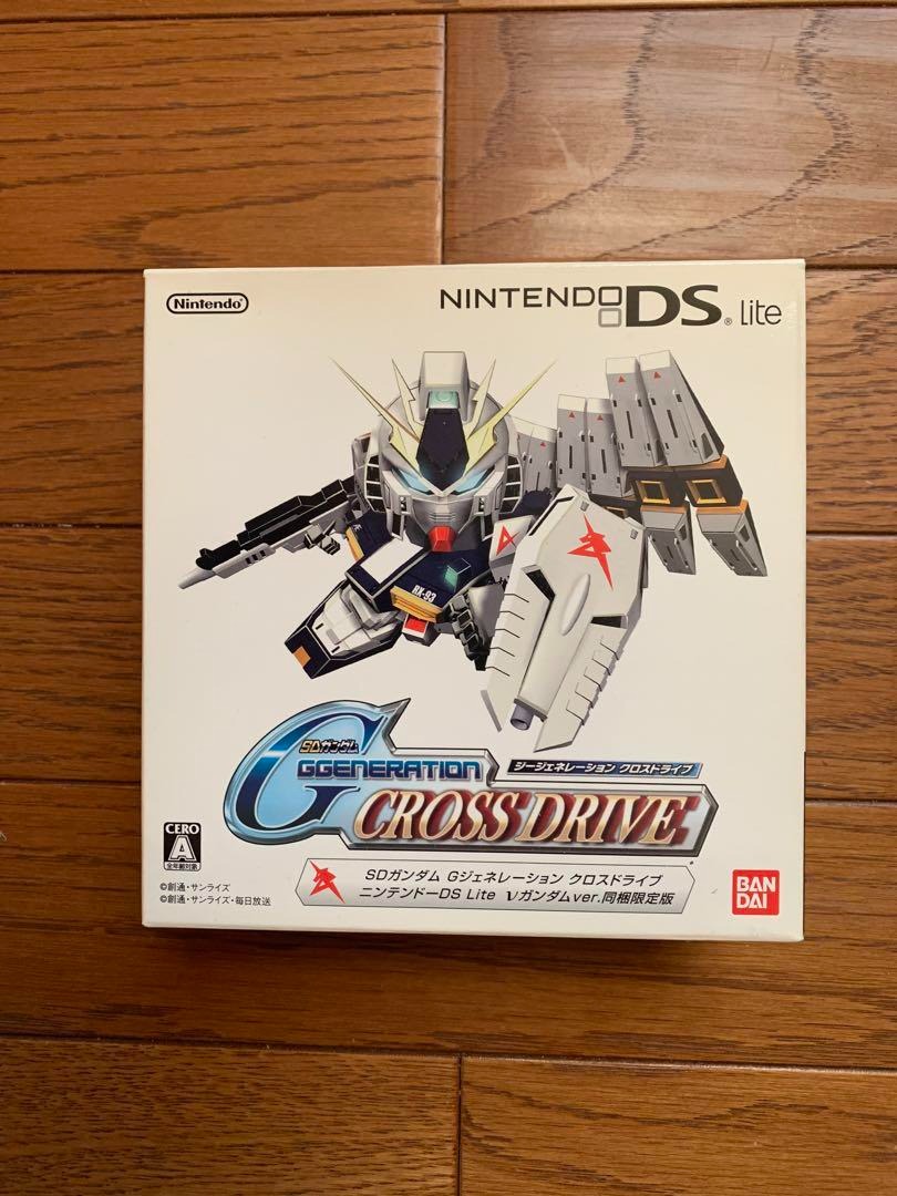 Nintendo DS Lite SD Gundam G Generation Cross Drive Limited Edition ...
