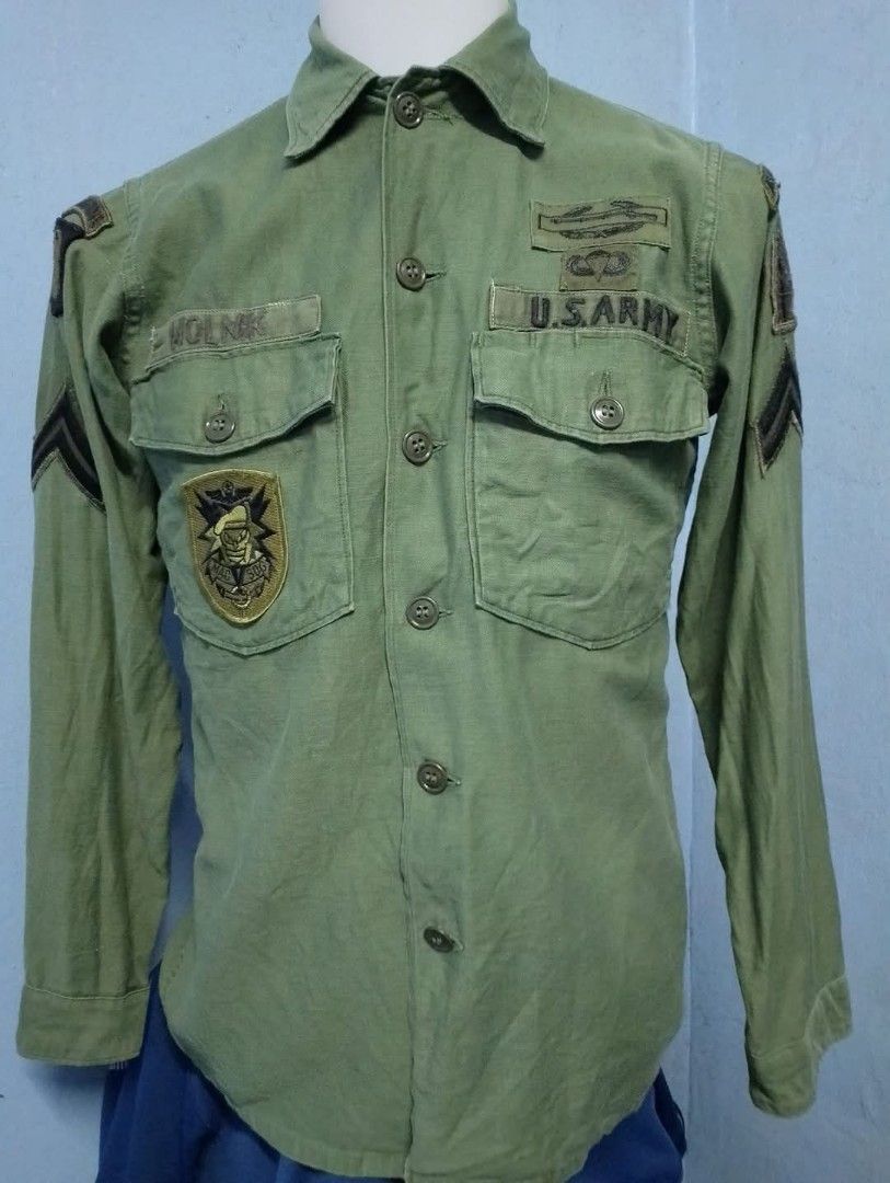 OG107 3rd pattern (butang leper) US ARMY NAM WAR ERA, Men's Fashion ...