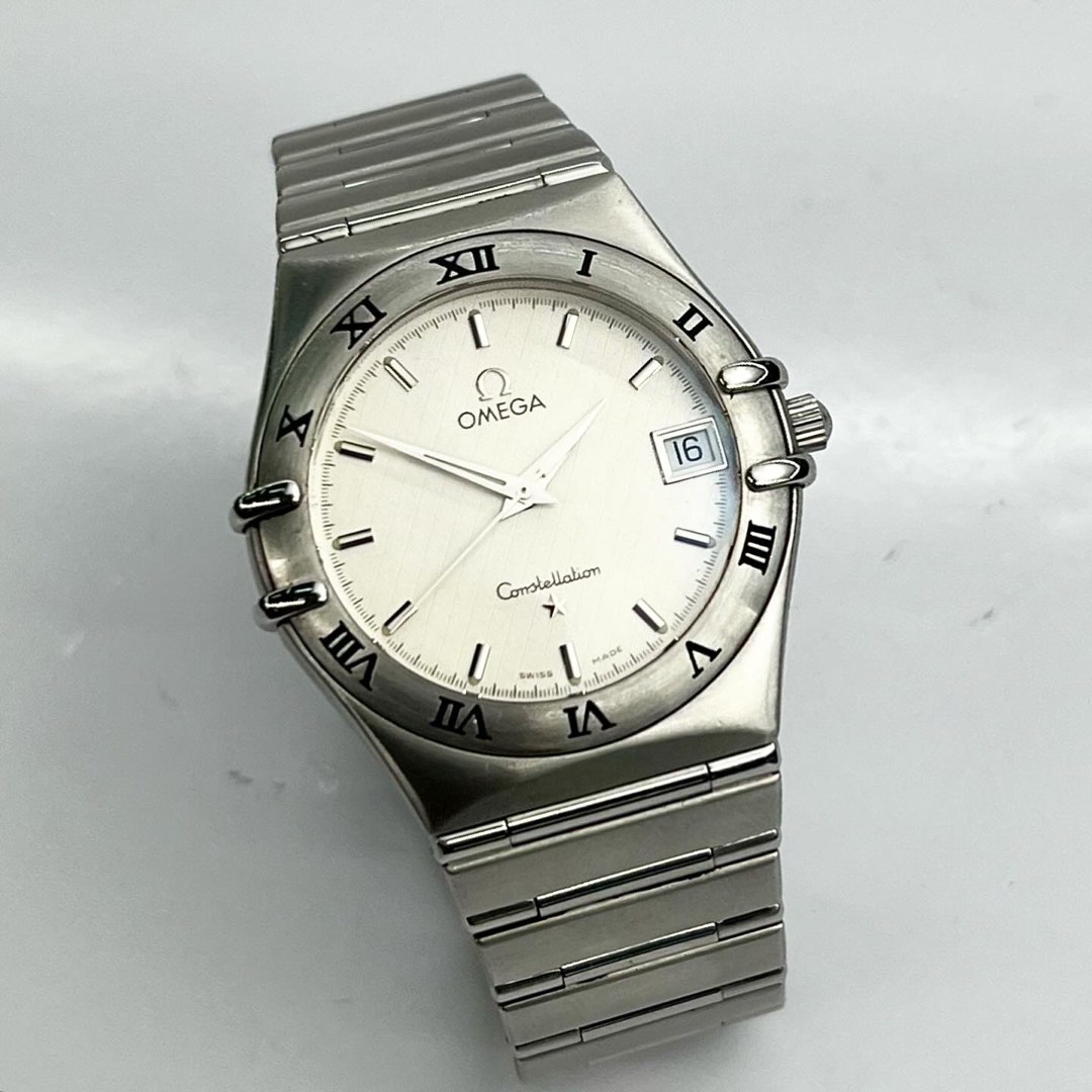 Omega Constellation White Texture Dial, 1512.30, Barang Mewah, Jam ...