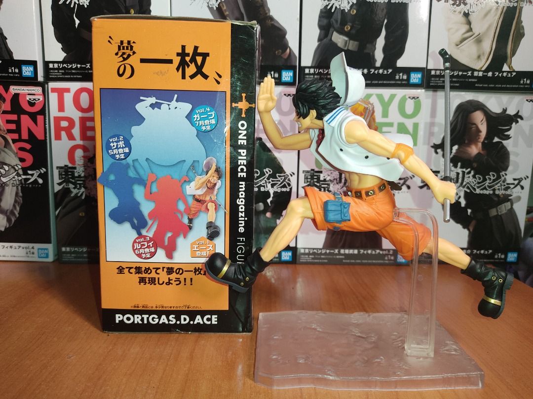 One Piece Magazine Figure A Piece of Dream vol. 1 Ace, Hobbies & Toys ...