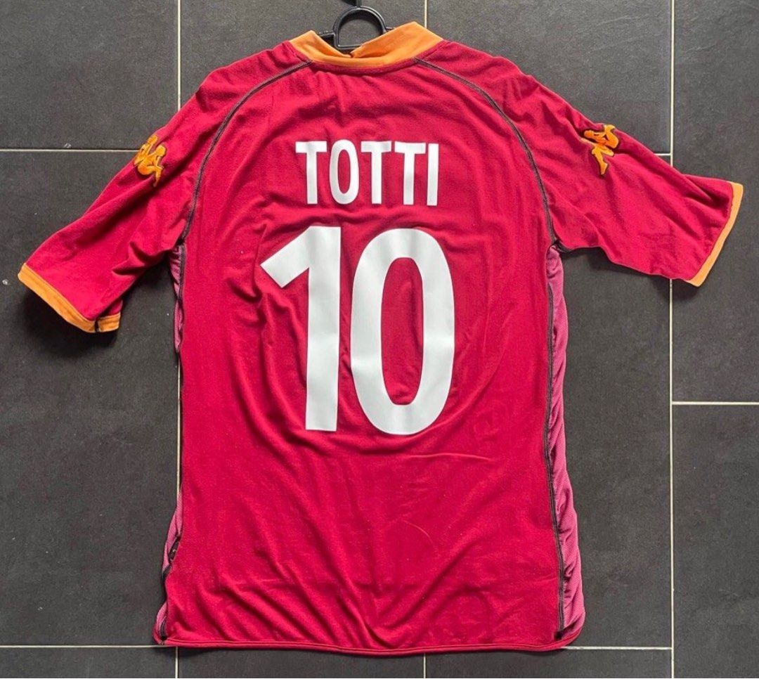 Original As Roma jersey 2002, Men's Fashion, Activewear on Carousell