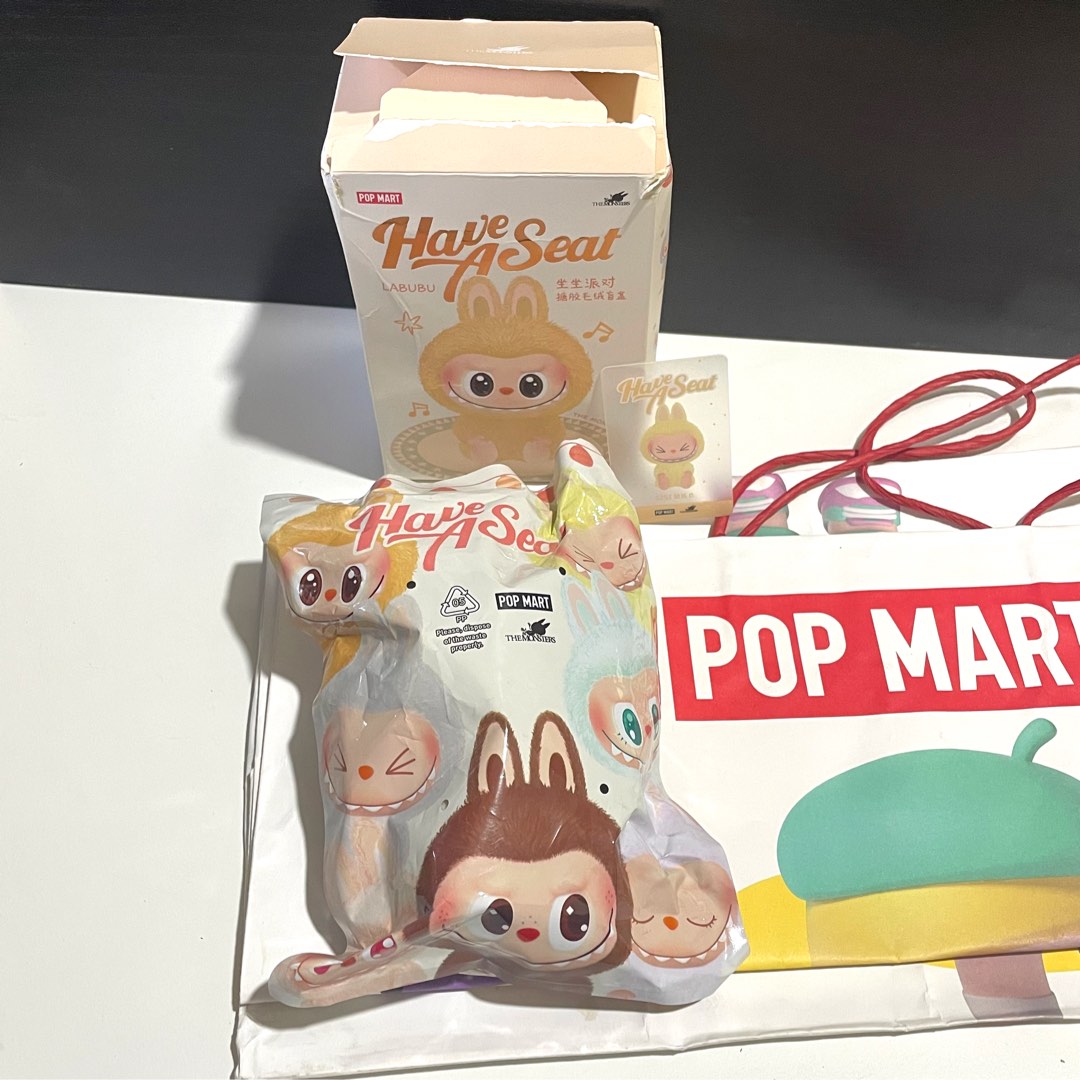 ORIGINAL Have a Seat Labubu, Hobbies & Toys, Toys & Games on Carousell