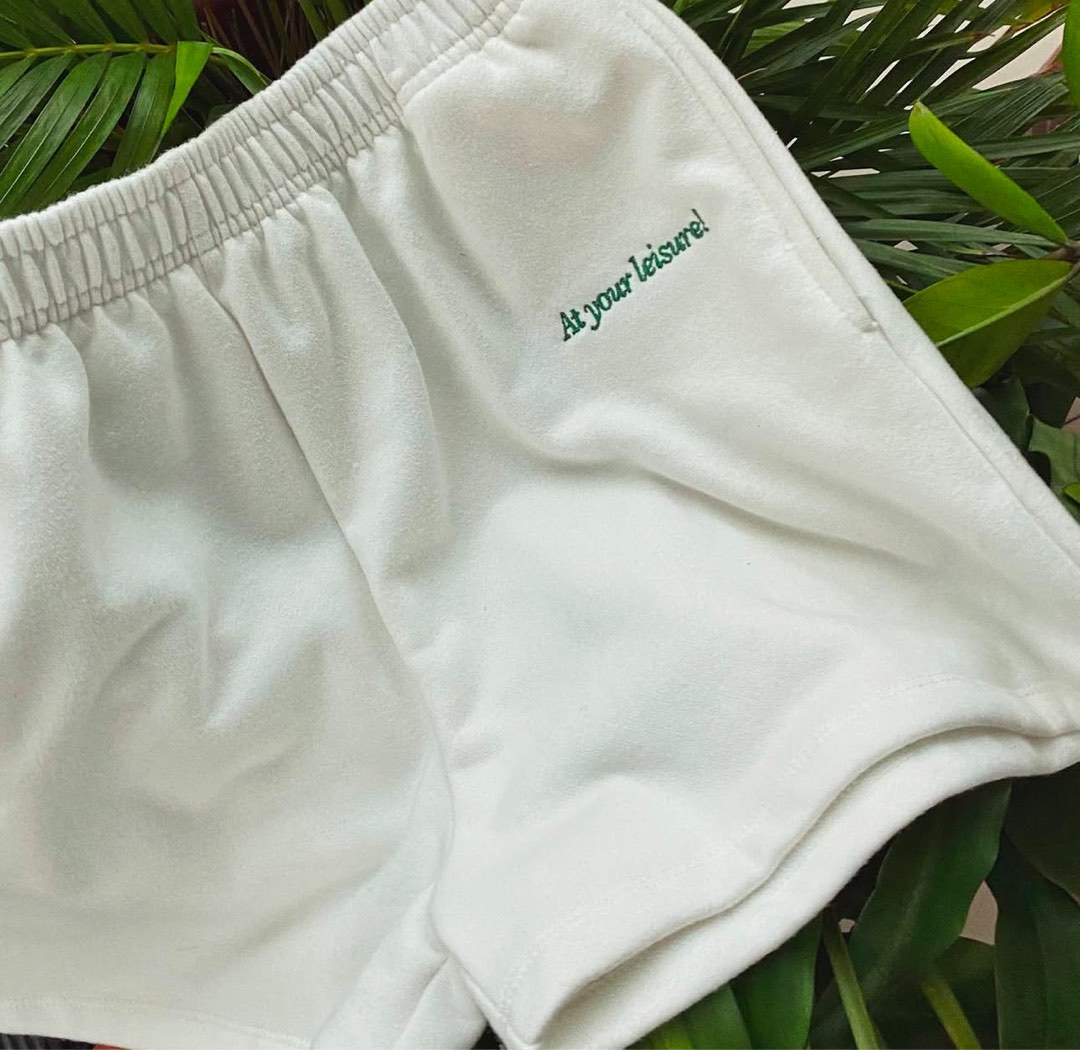 Outliers Studios White Sweatshorts, Women's Fashion, Bottoms, Shorts on ...