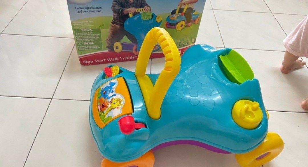Playskool Step Start Walk n Ride 2 in 1 Ride On n Walker Toy, Babies ...