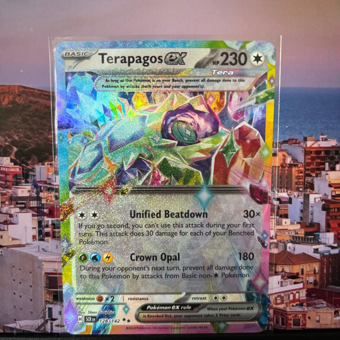 Pokemon TCG Terapagos ex | Stellar Crown, Hobbies & Toys, Toys & Games ...