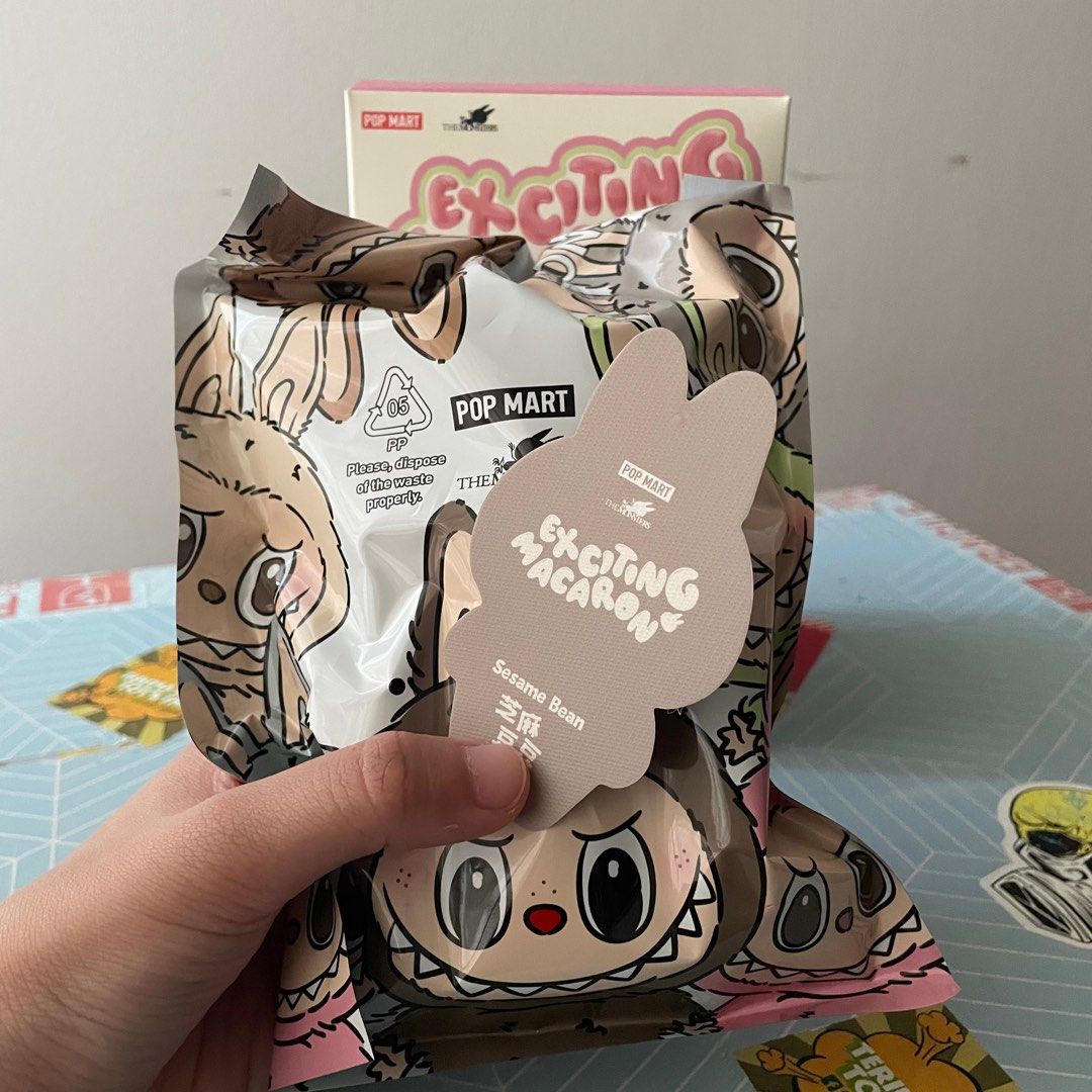Pop Mart Labubu V1 Sesame Bean, Hobbies & Toys, Toys & Games on Carousell