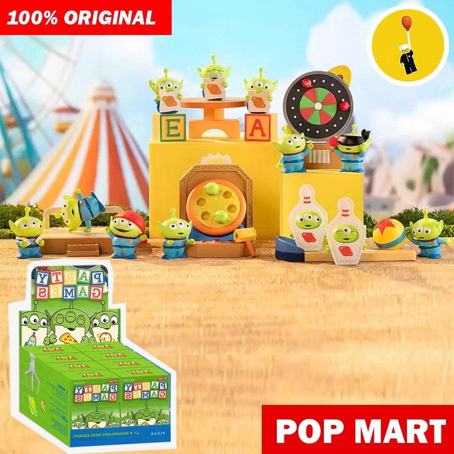 POP MART Pixar Toy Story Alien Party Games Series Sets Blind Box (Whole ...