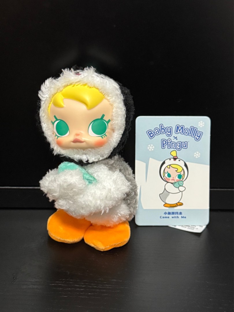 Popmart Baby Molly x Pingu, Hobbies & Toys, Toys & Games on Carousell