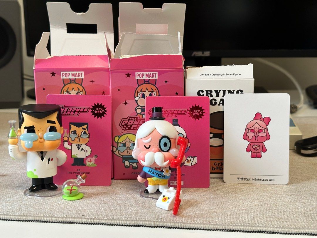 Popmart Cry baby, Hobbies & Toys, Collectibles & Memorabilia, Fan ...
