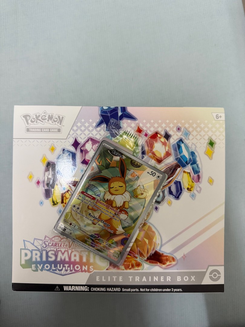 Prismatic Evo Eevee Promo Card, Hobbies & Toys, Toys & Games on Carousell