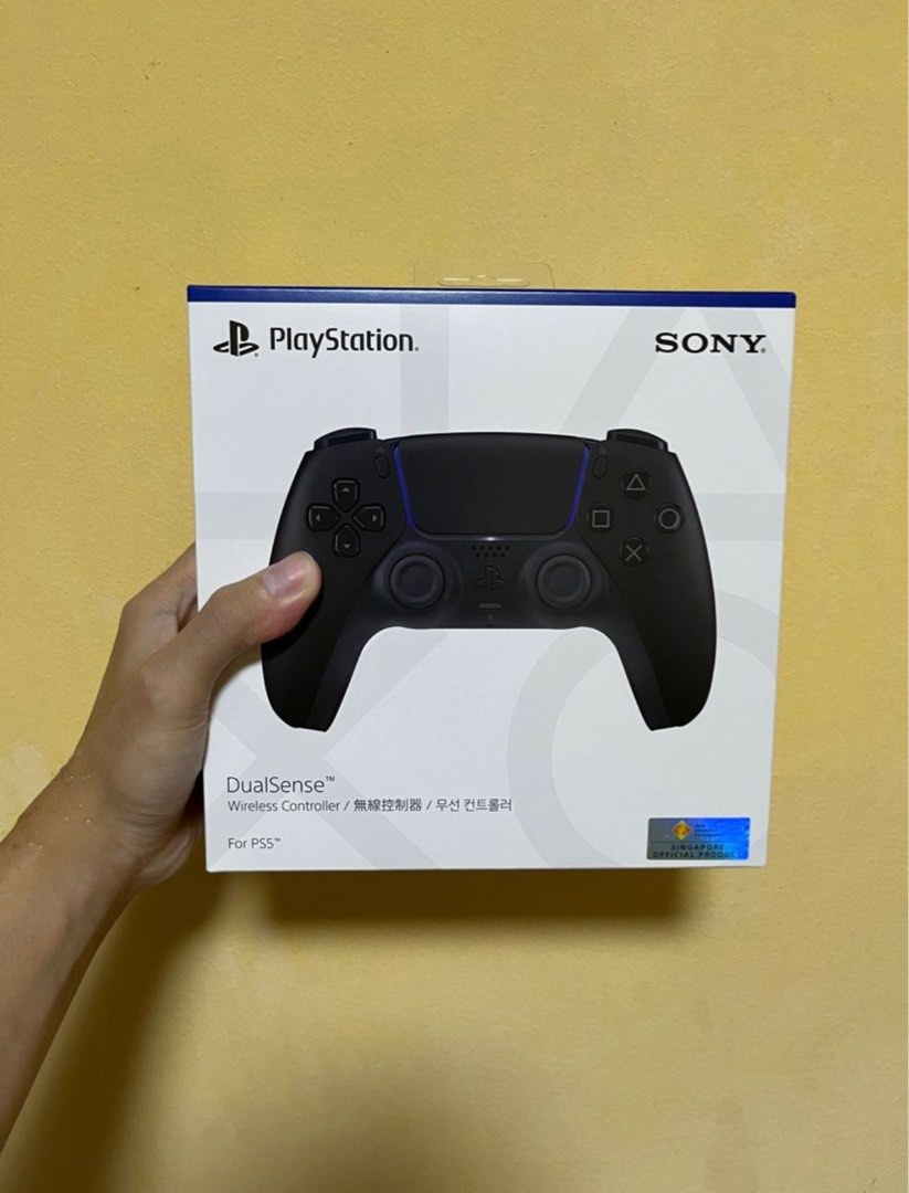 PS5 Dualsense Midnight Black Controller (SG Local Set), Video Gaming ...