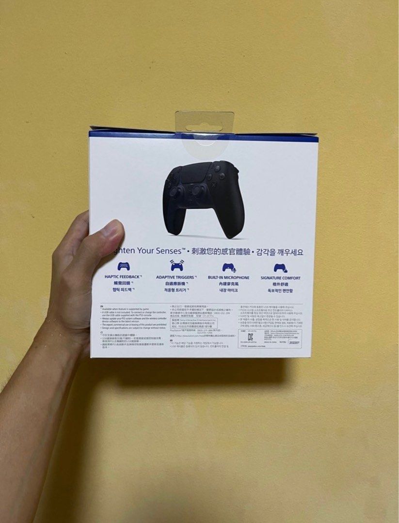 PS5 Dualsense Midnight Black Controller (SG Local Set), Video Gaming ...